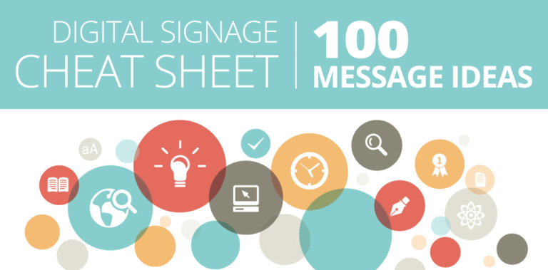 100 Digital Signage Message Ideas | Free Infographic | Visix