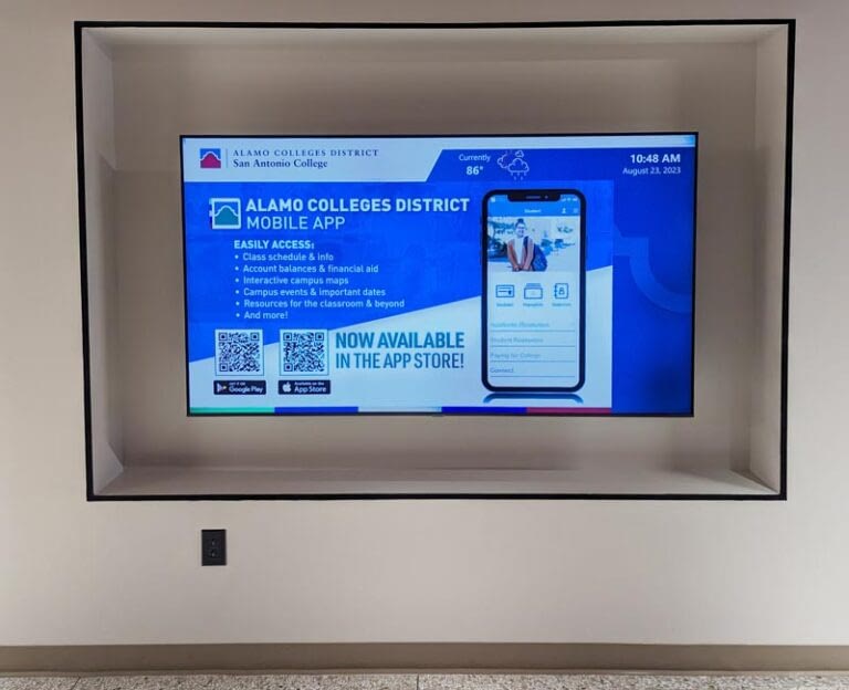 Visix Unifies Digital Signage & Wayfinding at Alamo Colleges District