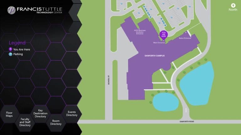 Francis Tuttle Technology Center | Interactive Wayfinding | Visix