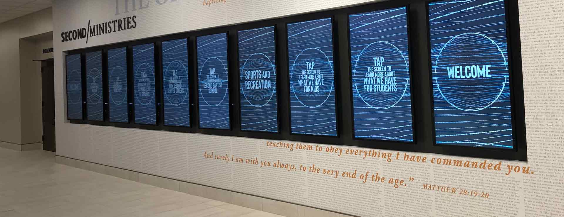 Digital Office Welcome Signs