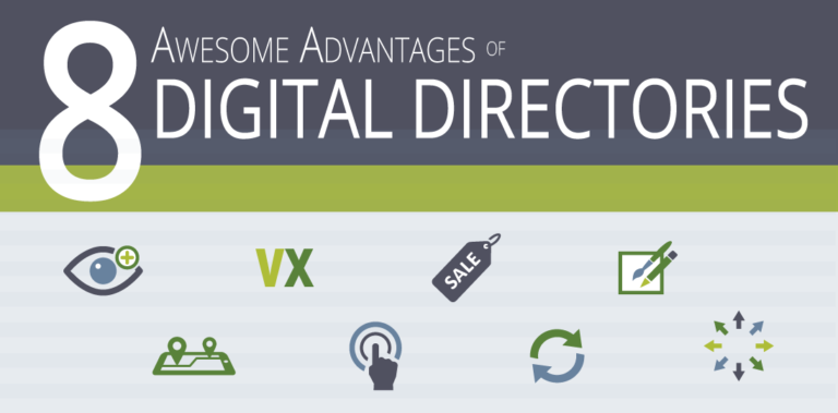8 Advantages of a Digital Directory | Free Infographic | Visix
